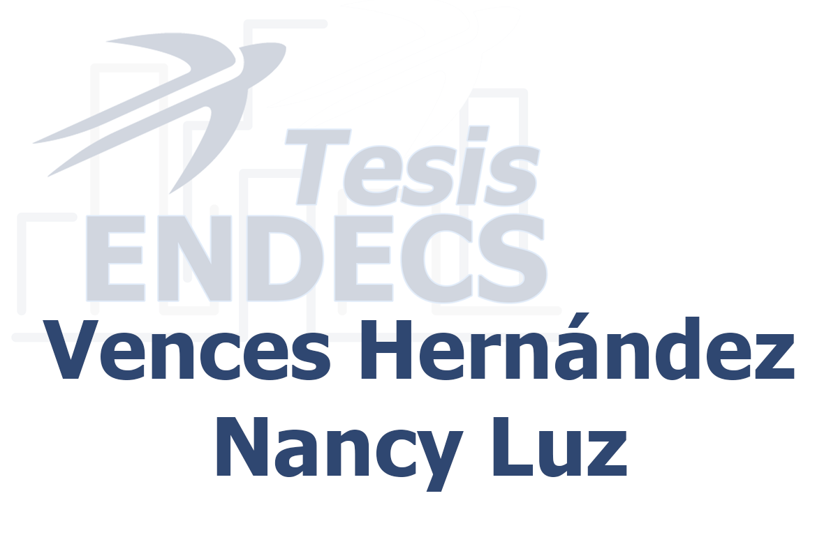 Reporte de investigación lic Nancy Luz Vences Hernandez - ENDECS