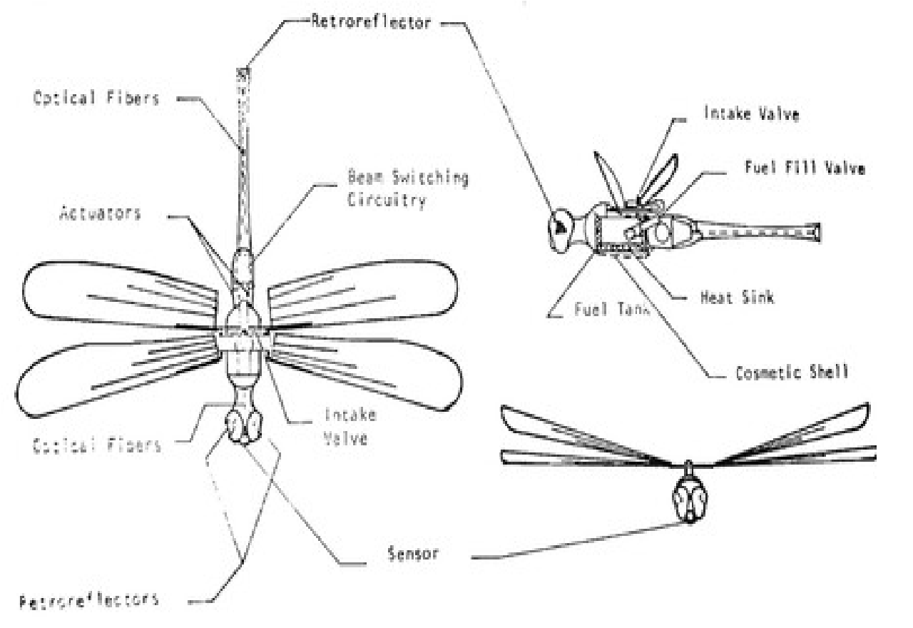 Libélula robot diseñada por la CIA en la década de los 70 - ESCAT